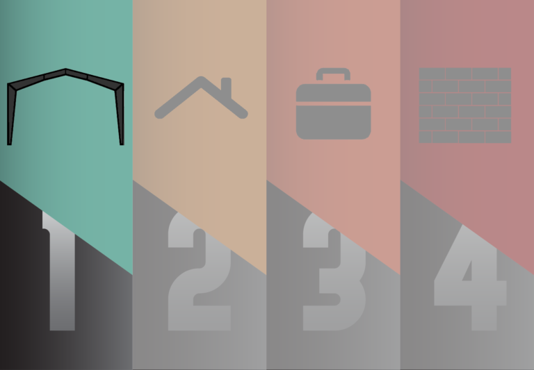 Anatomy of a Prefabricated Steel Building: First and Secondary Support ...